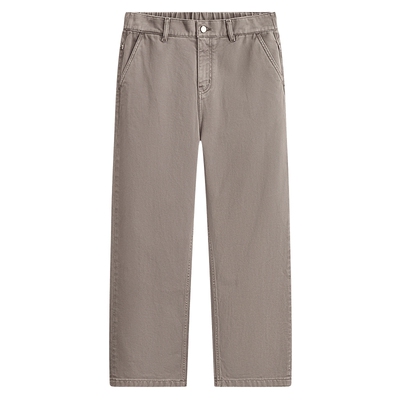 MODE COMMUTER| MC100%棉成衣水洗牛仔休闲通勤直筒型牛仔长裤