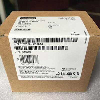 议价6ES7231-7PD22-0XA0 S7-200 EM231CN 6ES7 231 6ES72317PB220