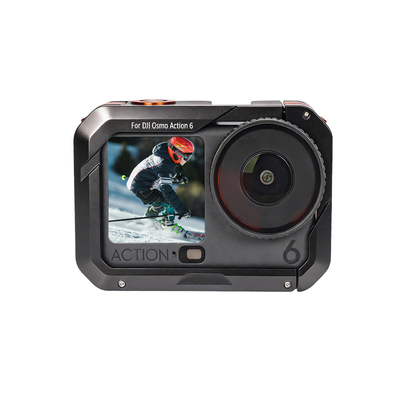 佰信besnfoto适用大疆Action6金属兔笼街拍套装action街拍手柄快门按键保护边款相机拓展街拍兔笼配件