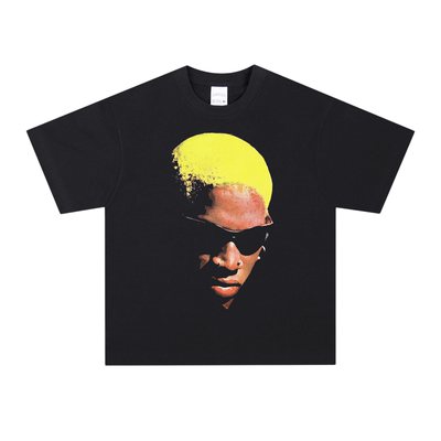 罗德曼dennis rodman美式篮球运动男复古长短袖纯棉重磅连帽卫衣