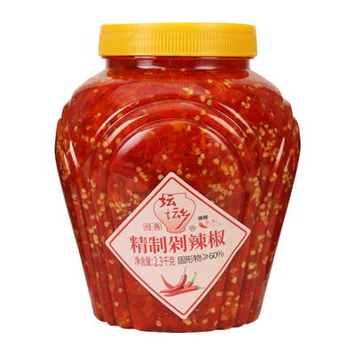 坛坛乡精制剁辣椒2.3kg辣椒酱
