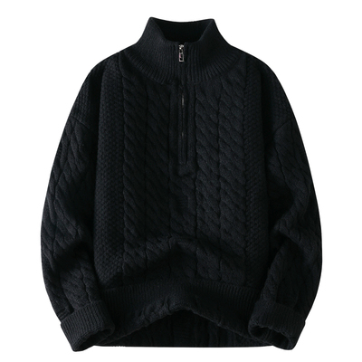 班尼路SK半拉链圆领毛衣男秋冬季