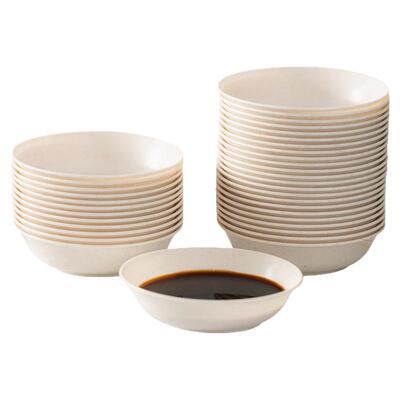 一次性加厚可降解稻壳味碟