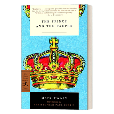 英文原版小说 The Prince and the Pauper 王子与贫儿 兰登书屋现代图书馆经典系列 马克吐温 英文版 进口英语原版书籍