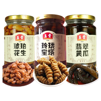 济宁玉堂酱菜花生甘露黄瓜组合