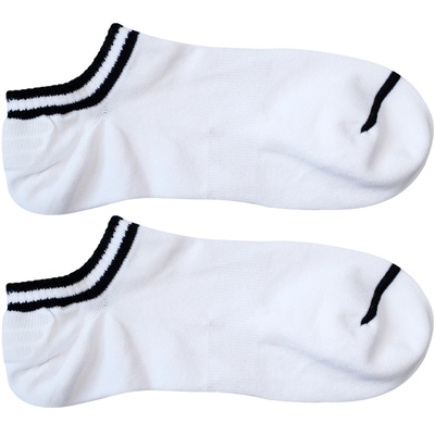 sockkon男士条纹杠船精梳棉