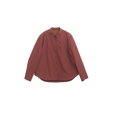 忘城复古文艺100%亚麻百搭衬衫女