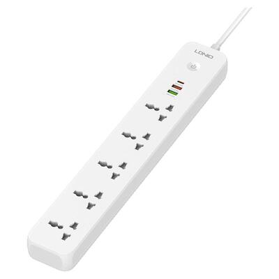 LDNIO英式接线板通用孔排插