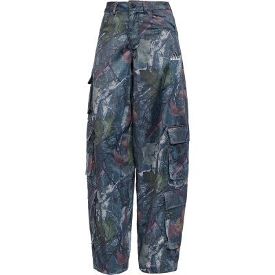 Adidas/阿迪达斯正品SAT CARGO PANTS女士经典宽松梭织长裤KE3741