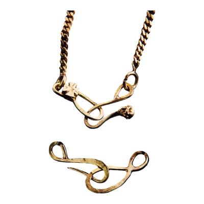 【国内现货】高山隆 stoplight高山隆全金鱼钩八字环项链纯手工