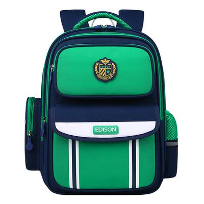 爱迪生减负护脊防驼背书包