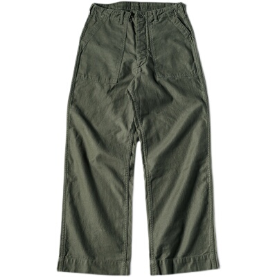 宽松直筒重磅越战面包裤工装长裤