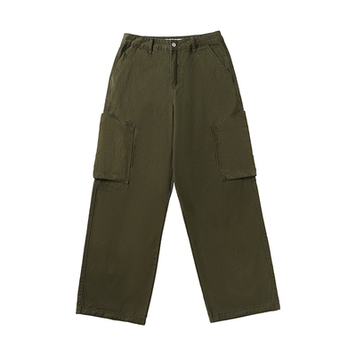 TBRE工装双色大口袋休闲长裤