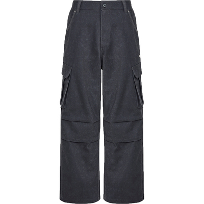 Adidas/阿迪达斯正品三叶草男士耐磨通勤工装风梭织运动裤KR5043