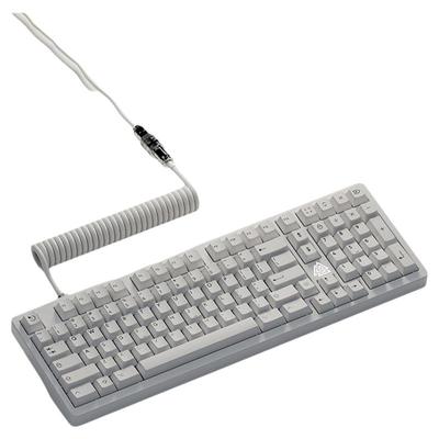 PBTfans bow纯白pbt二色键帽机械键盘原厂高度61/68/75/84/87/98