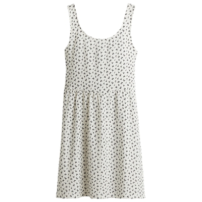 HM2女装花卉连衣裙春季吊带无袖皱褶针织连衣裙1295707