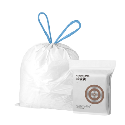固成4丝特厚抽绳垃圾袋45*50cm