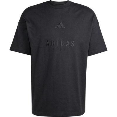 Adidas/阿迪达斯正品夏季男士刺绣圆领经典宽松运动短袖T恤JL6549