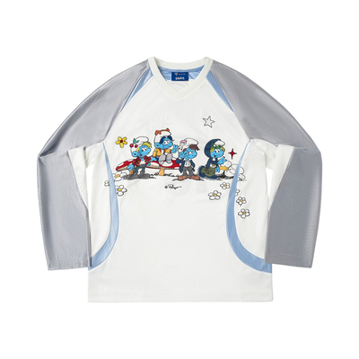 【SEVENTEEN ｜The Smurfs 联名】WHOOSIS 小分队长袖球服人物