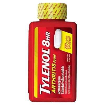 美国进口Tylenol 泰诺乙酰氨基酚缓释片 止痛退烧 650mg 290片