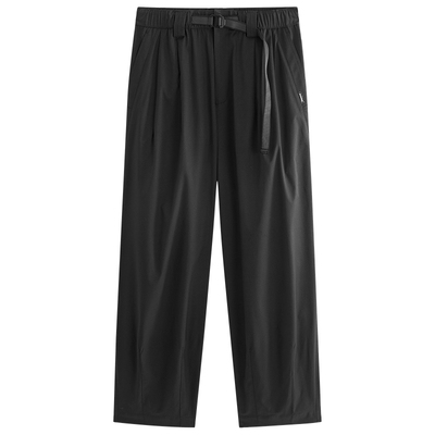 【商场同款】太平鸟男装黑色休闲裤新款时尚青年锥形裤B2GBF3231