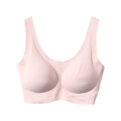 淘么淘 舒服到飞起 亲肤宽肩带可拆卸杯无痕高弹无钢圈背心式文胸