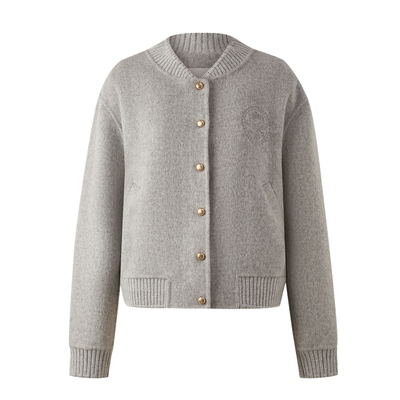 ELAND毛呢外套宽松短款绵羊毛