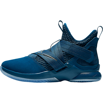 Nike/耐克正品詹姆斯士兵12男士中帮实战篮球鞋AO4055-400