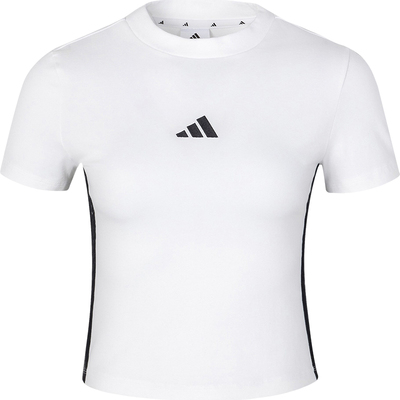 阿迪达斯女士简约透气休闲短袖