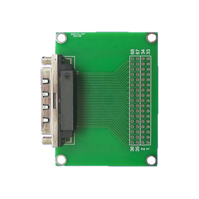 VHDCI 68 小SCSI68 高密 母头 转接板 接线板  端子台