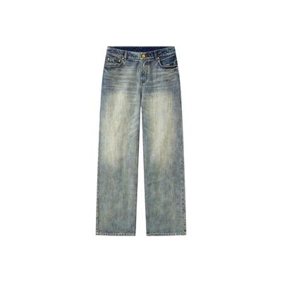 Ed Hardy埃德哈迪2026春季新款女士装腰直筒烫钻牛仔长裤E1SAW241