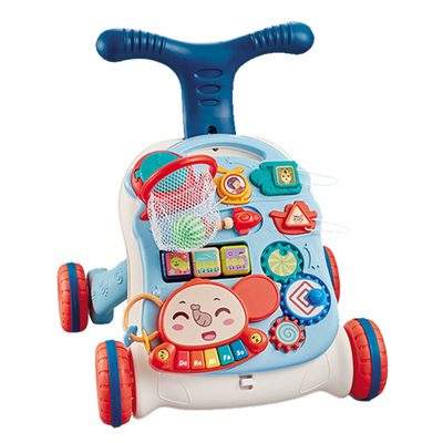 防侧翻多功能玩具婴儿学步车
