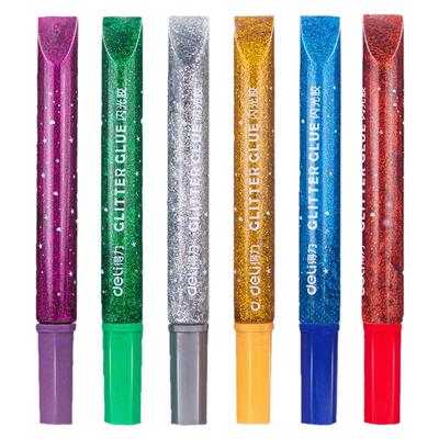 得力画画涂色支装金葱珠光颜料