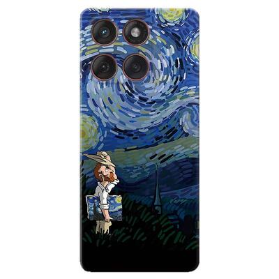 仰望星空适用摩托罗拉edge60pro手机壳50/40/S30/G86G85G84G75G56G55G54文艺梵高创意男生油画女款软