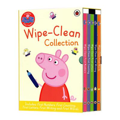 小猪佩奇字母数字擦擦书擦写笔