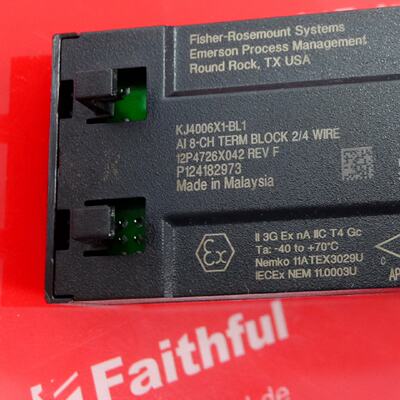 议价EMERSON DeltaV KJ4006X1-BL1 艾默生全新8通道连接器