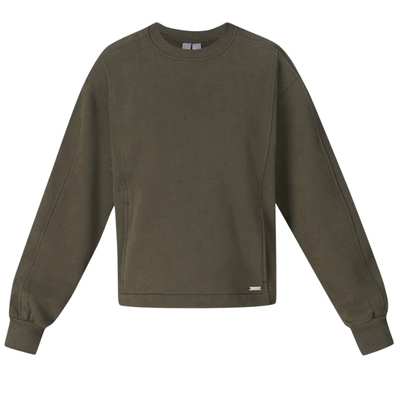 SweatyBetty宽松磨毛圆领衫