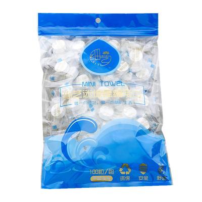 一次性全棉神奇速干迷你压缩毛巾