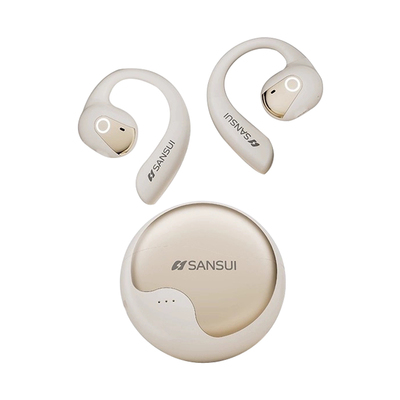 山水T25挂耳式蓝牙耳机2025年新款气骨传导开放式无线运动续航久