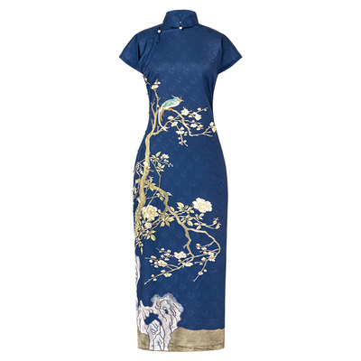 倚画晚晴丨一城风絮丨复古旗袍