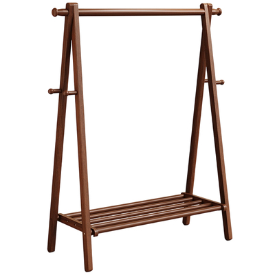 北极树纯挂衣架纯实木中古风