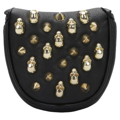 高尔夫球杆帽套一号混血骷髅钉款