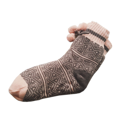 包邮新品双层保暖加厚加绒家居袜