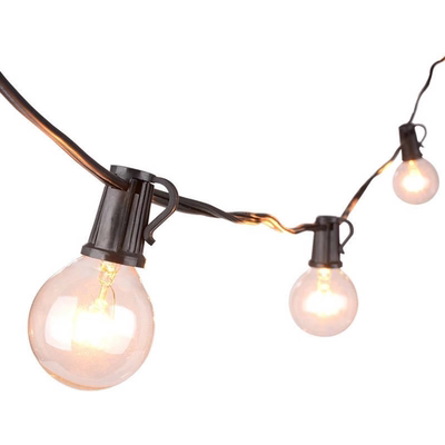 暖光灯串防水串灯户外复古欧式