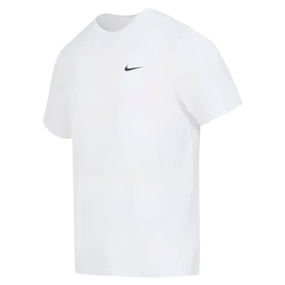 NIKE耐克速干短袖T恤男装正品夏新款Dri-Fit透气半袖白色宽松体恤