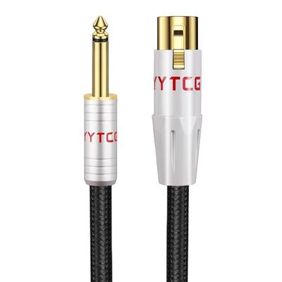 YYTCG卡侬转6.5大二芯话筒音频线