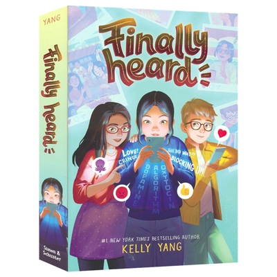 Finally Heard 终于被听见 Finally Seen 续集 章节小说 社交媒体的利与弊 友谊与家庭关系 青少年英语读物 英文原版进口儿童图书