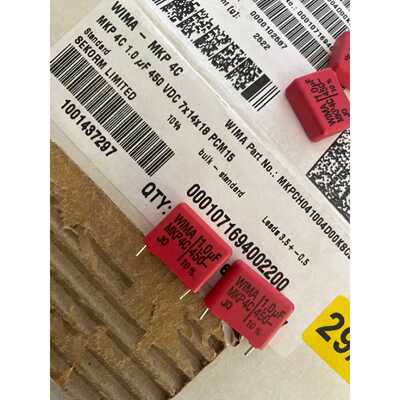 450v1uf105威马wima全新薄膜电容原包装尺寸7