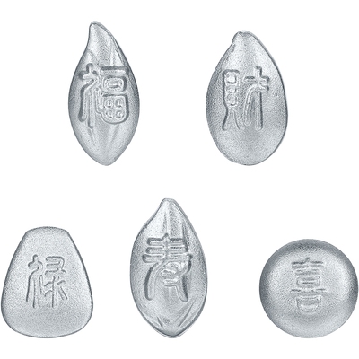 周六福铂金PT9995金豆