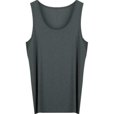 莫代尔无痕薄款透气打底男士背心